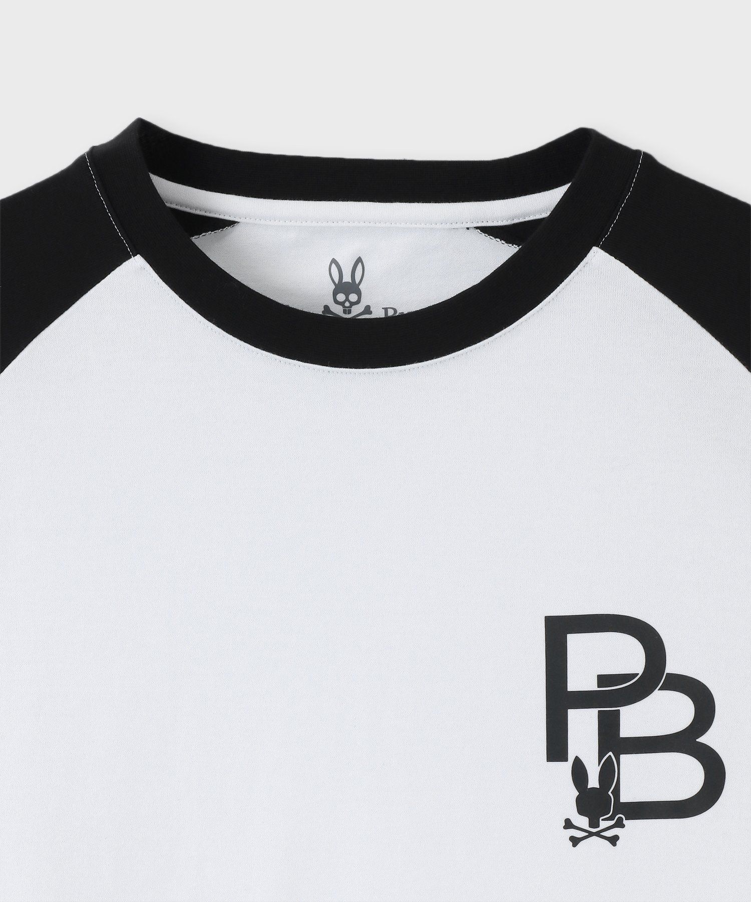 ラグランスリーブ 7分袖Tシャツ|Psycho Bunny|サイコバニー ラグランスリーブ 7分袖Tシャツ|Psycho Bunny|サイコバニー