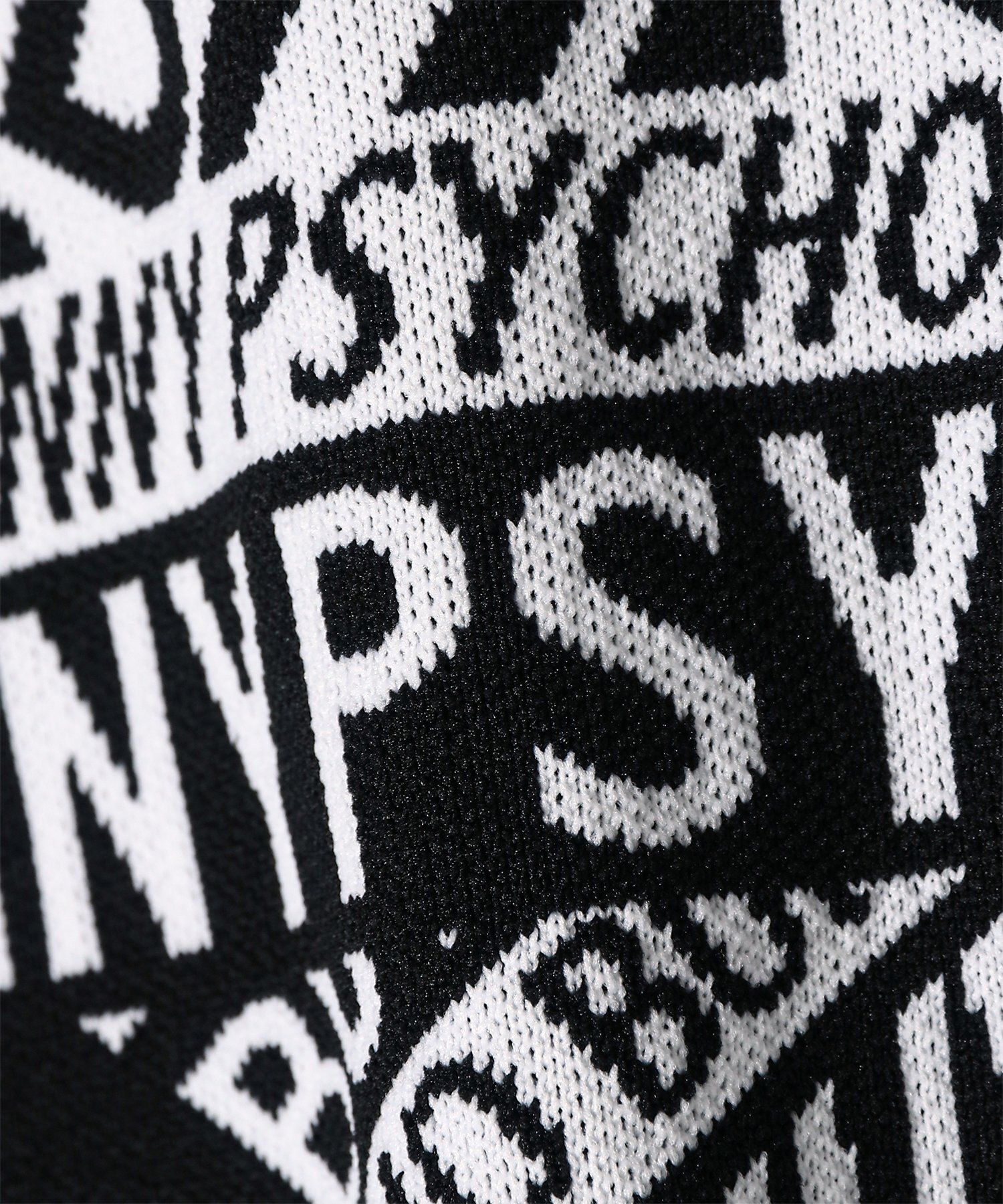 GOLF]総柄フォントロゴオリジナルジャガードニット｜Psycho Bunny